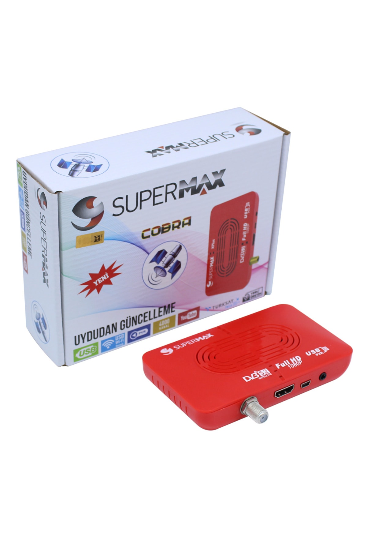 Supermax Cobra Plus Uydu Alıcısı | CSMSTorE
